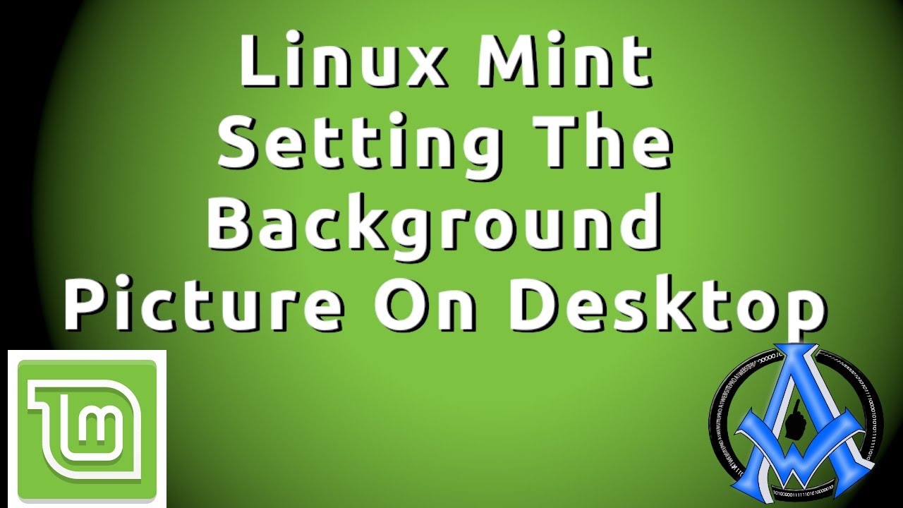 Linux Mint Setting Wallpaper Desktop Background Image