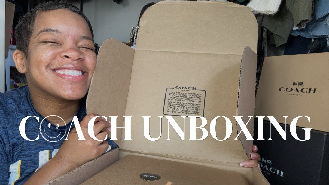 NEW 😃 COACH UNBOXING! 