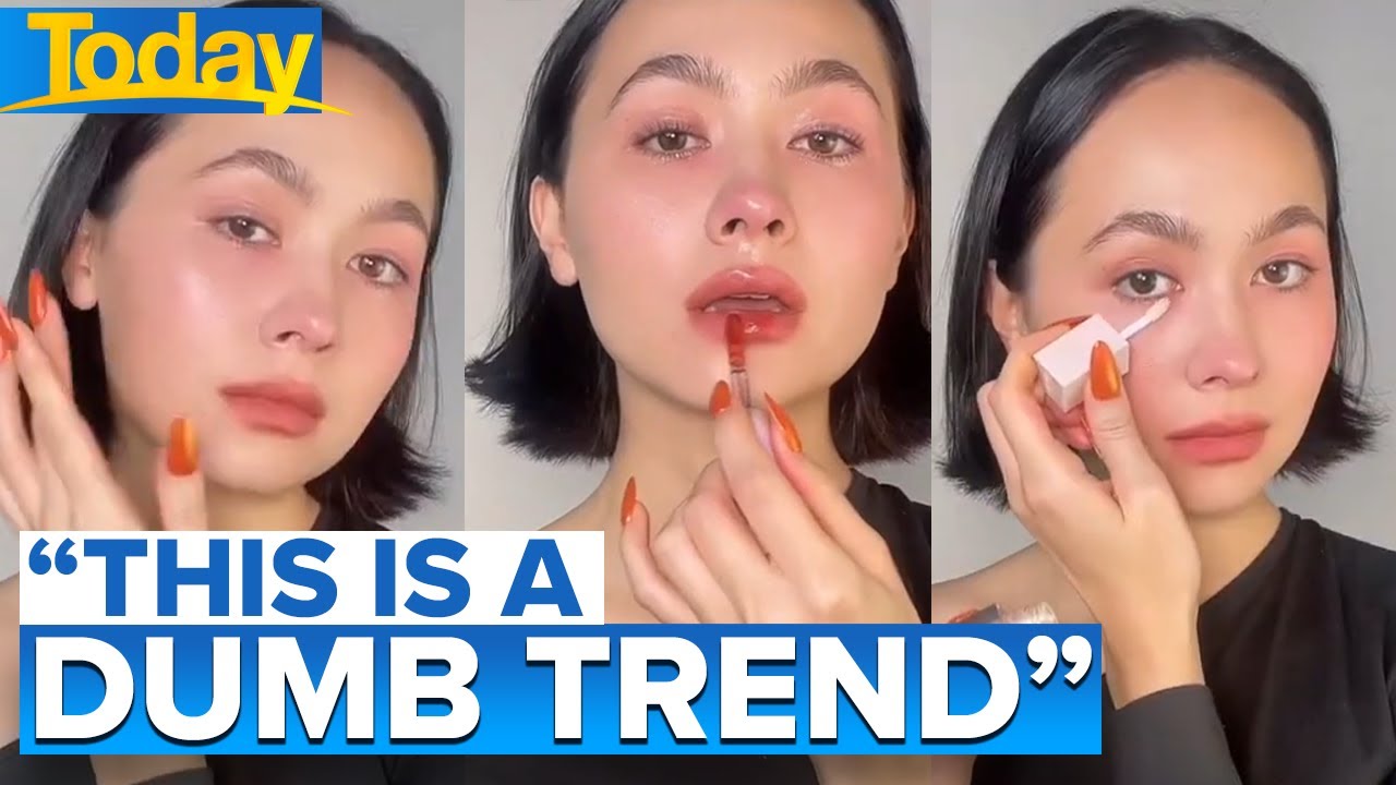 'Crying makeup' tutorials taking off on TikTok | Today Show Australia