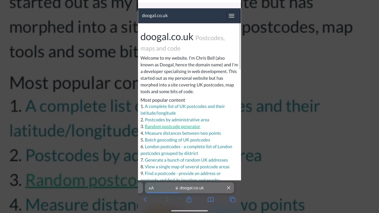 How to generate uk postal code and address