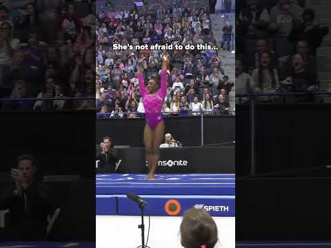 I'd probably do the same😂 #gymnastics #simonebiles #podium #bee
