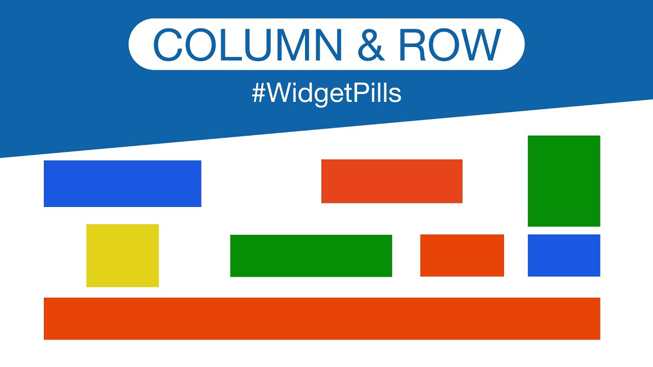 Flutter Rows and Columns: Flutter Widgets explained