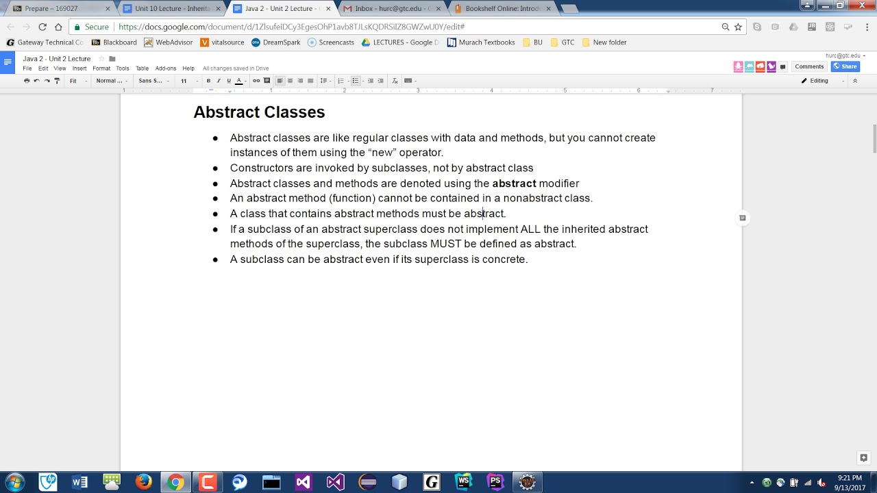 Java Programming 2 - Abstract Classes and Interfaces Part 2/2