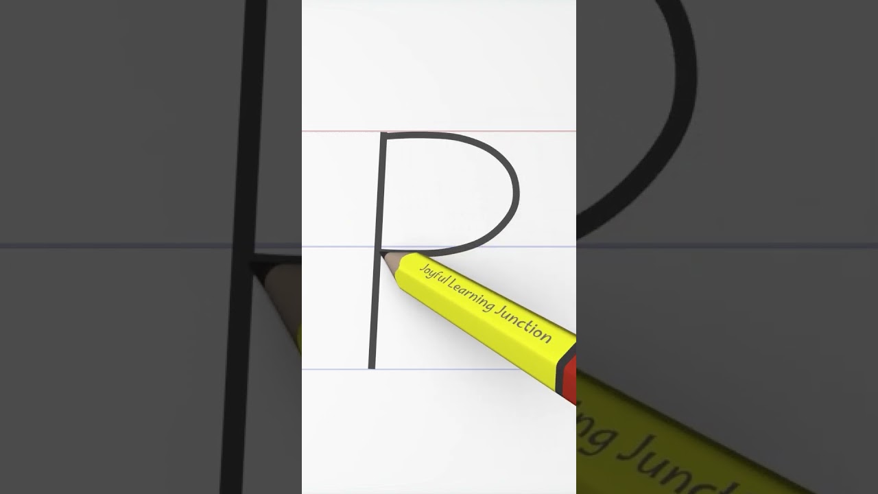 Letter R writing Practice for Kids #R, #alphabets #funandlearning #joyfullearning #kidseducation