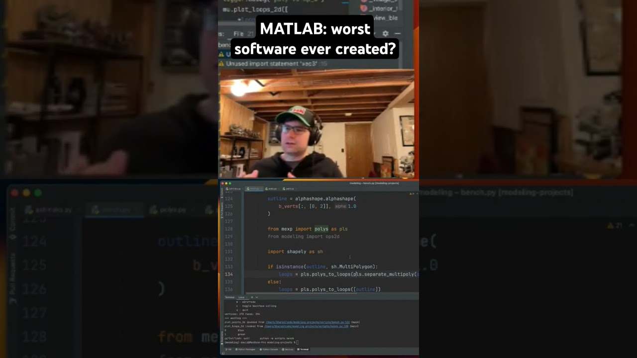 MATLAB: worst software ever created? #programming #matlab #python