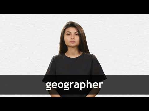 GEOGRAPHER definition and meaning | Collins English Dictionary