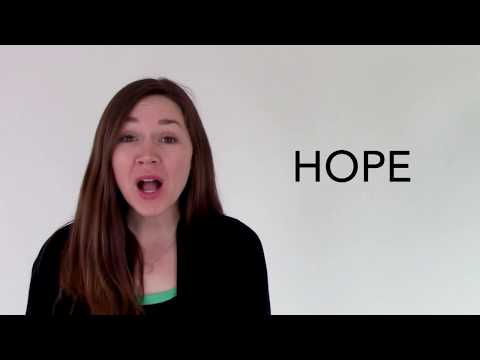 Hope | Learn English words every day with Spotlight