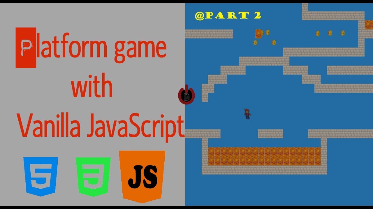 Game development with JavaScript | Platform game | part2 Animating  Objects | JavaScript tutorial