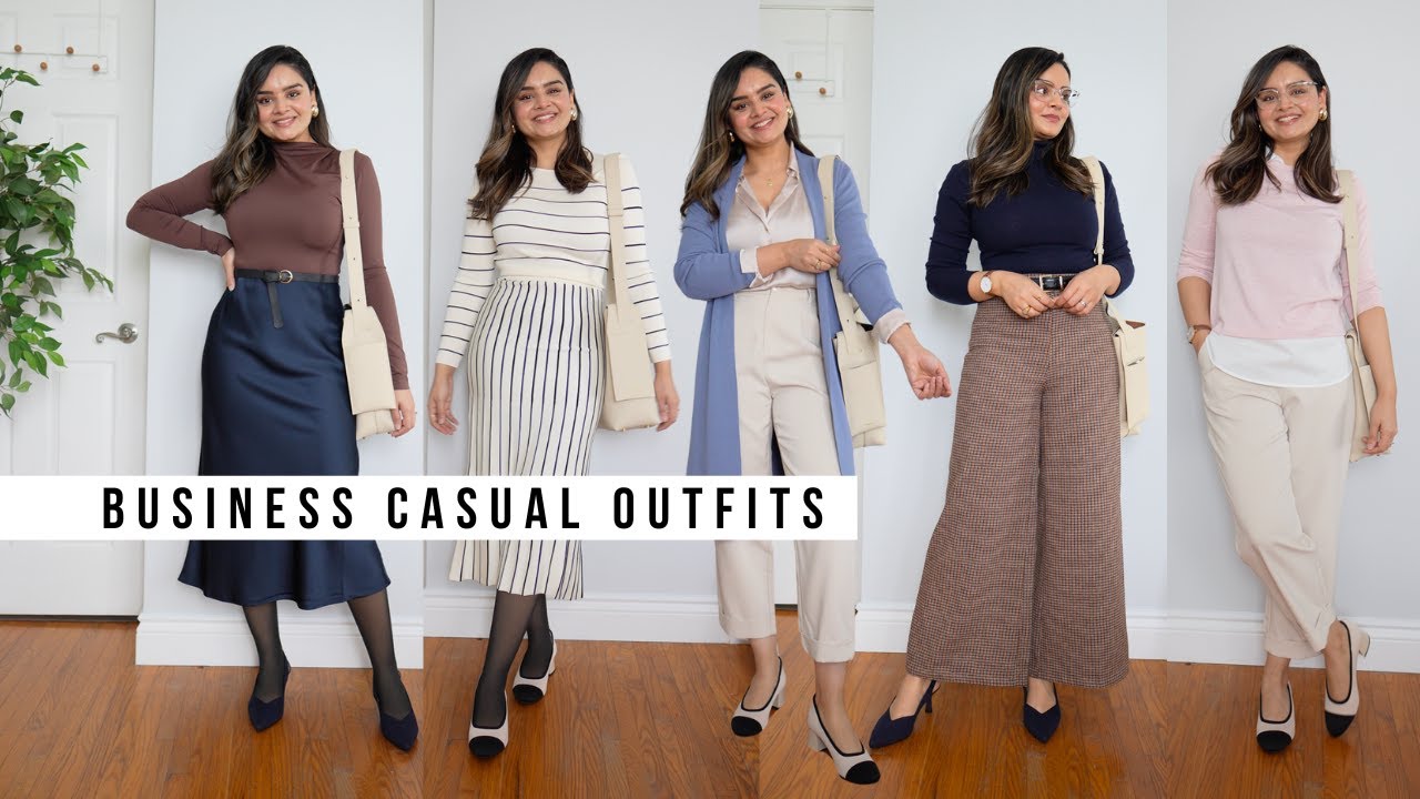 Business Casual Office Outfits - Comfortable & Unique | Spring Lookbook 2025