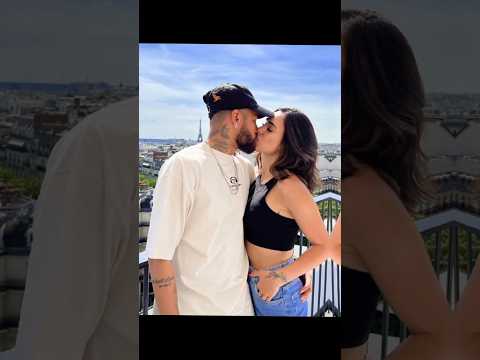 Neymar Jr With His New GF Bruna Marquezen 🥵🥶😍 || #shorts #neymar #bruna #football