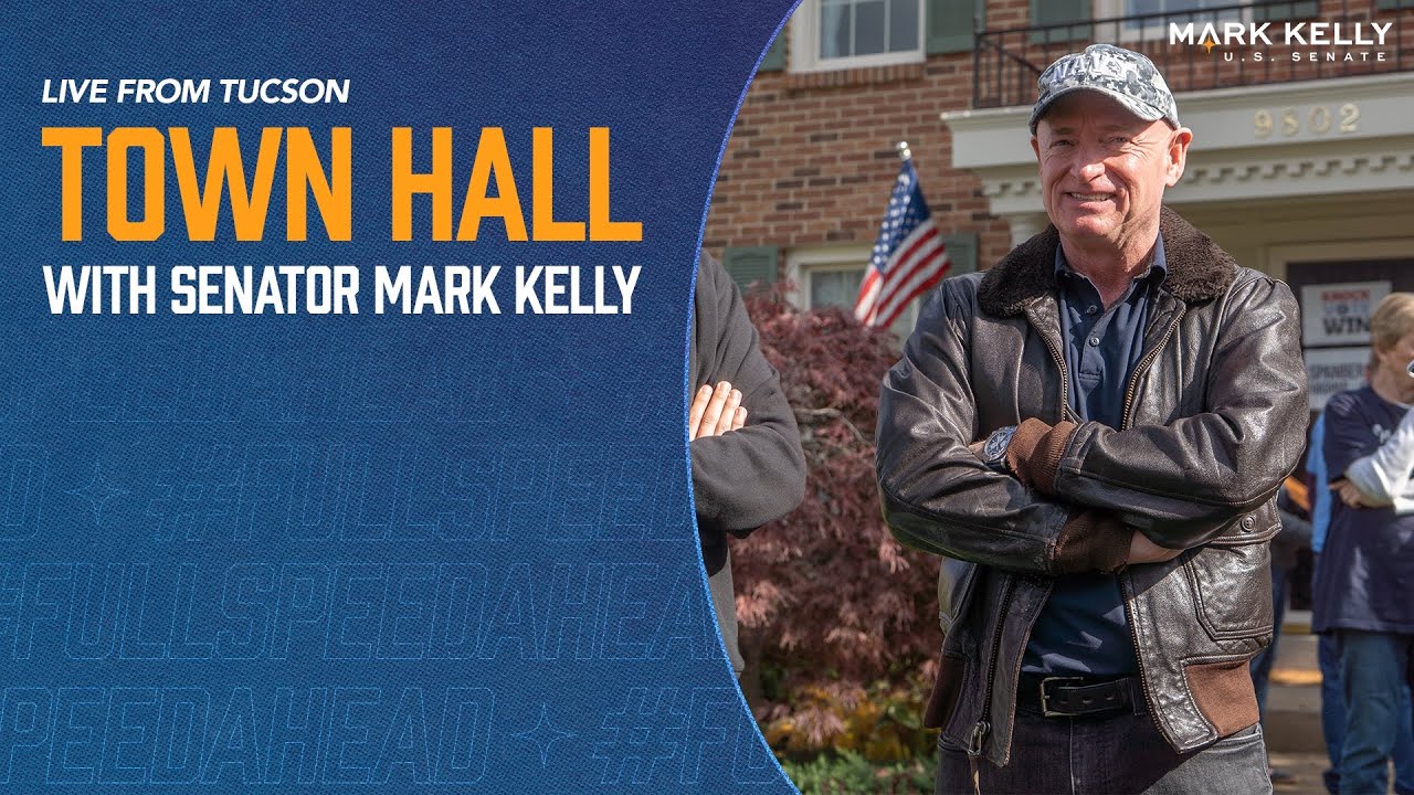 LIVE: Senator Mark Kelly holds town hall in Tucson, AZ