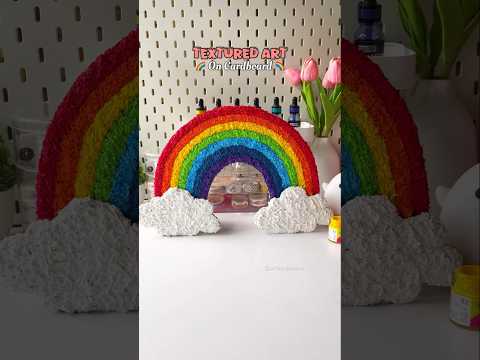 Easy Textured Art with Tissue paper #diy #shortviral #artandcraft #artshorts #craft #youtubepartner