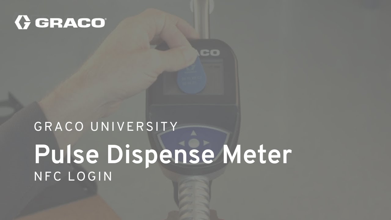 Pulse Dispense Meter - NFC Login