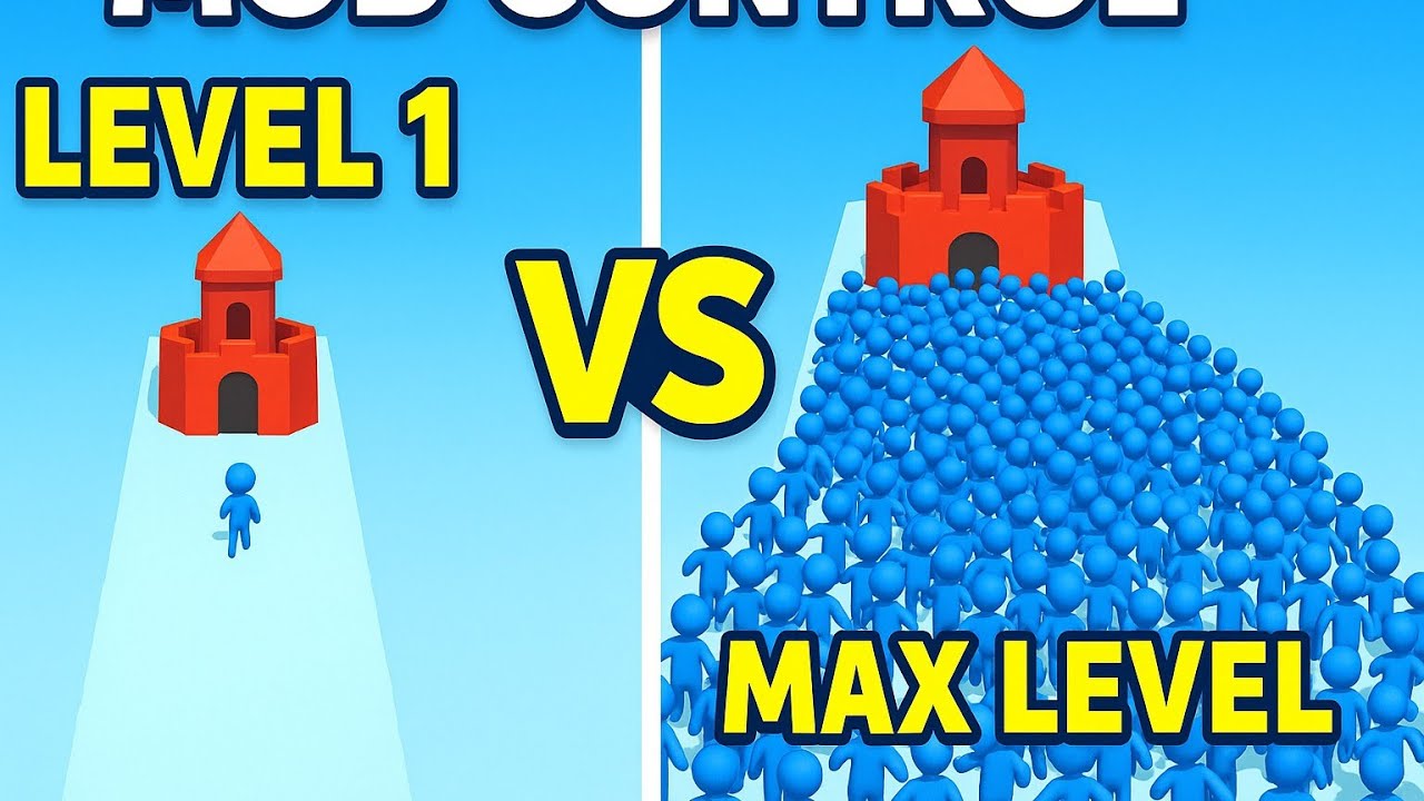 Mob Control Full Gameplay 🎮 | Max Level Army Domination | Ultimate Strategy Mobile Game 2025 #games 