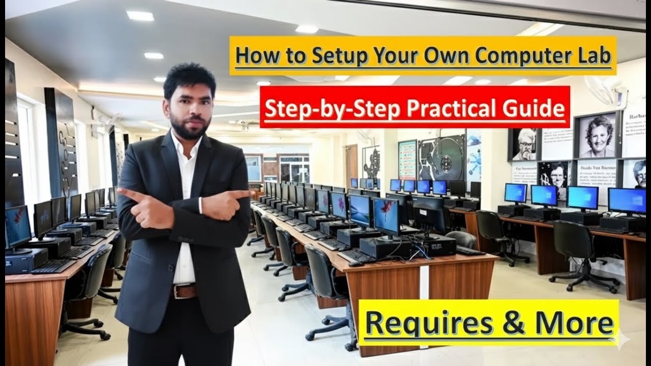 Create Your Own Computer Lab Easily | Full Practical Setup Guide  |Required Devices