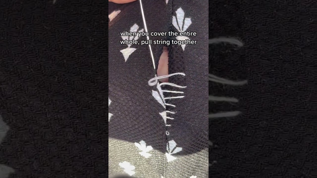 How To Sew An Invisible Stitch | Sewing Hacks | Quick Tip | #fashiondesigner #fashionhacks