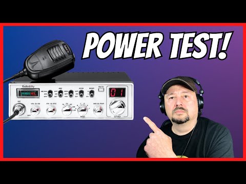 Radioddity QT40 10 Meter Radio Power Test