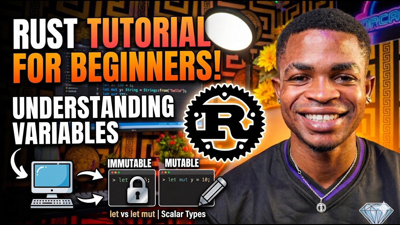 Rust Variables Explained for Beginners | Immutable vs Mutable | Rust Programming Tutorial