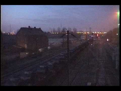 France Fret SNCF LilleTriage BB 16500Heavy Steel Train Arcs From Pantograph 1998