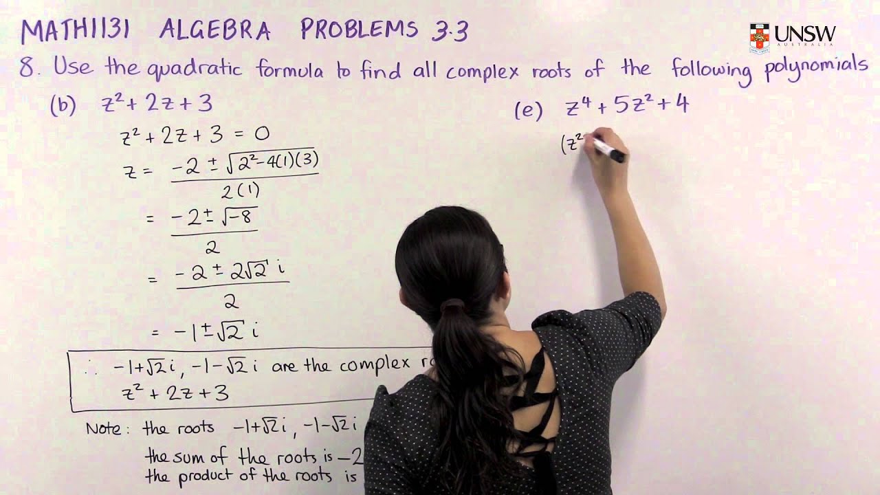 Complex Roots of Polynomials
