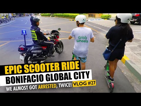 Bonifacio Global City | GrabWheels | Manila American Cemetery | Tom in the Philippines