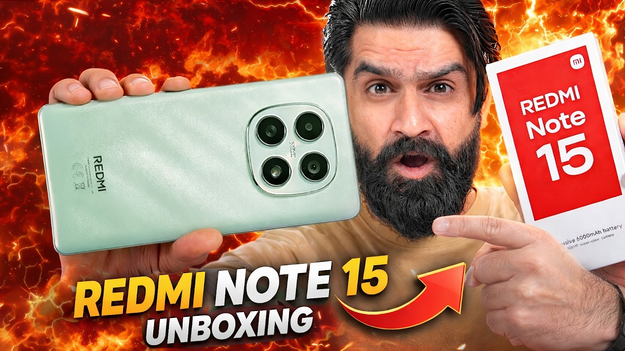 Redmi Note 15 Unboxing & Price in Pakistan