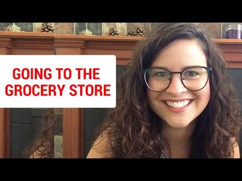 What's the meaning of, "going to the grocery store"?