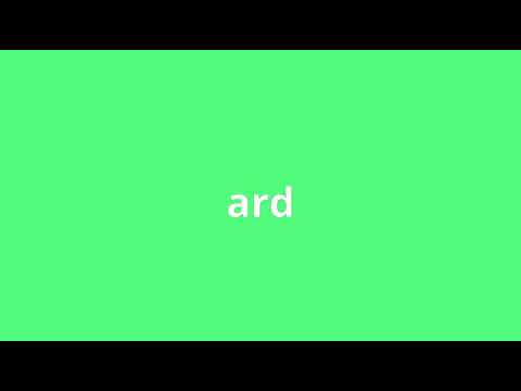 what is the meaning of ard