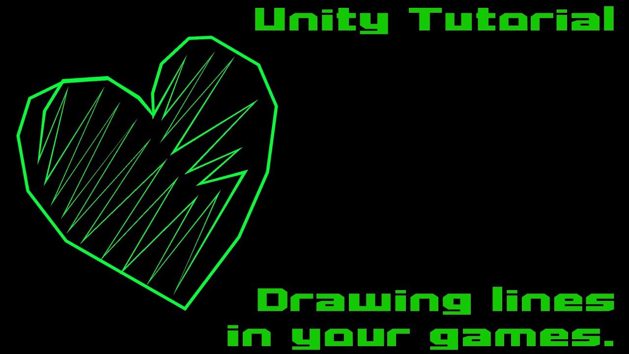 Unity Tutorial - Drawing lines with LineRenderer