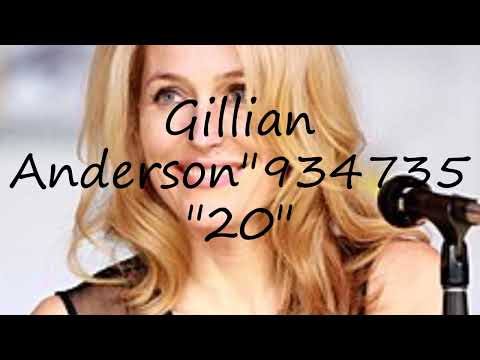 How to pronounce Gillian Anderson"934735"20" in English?
