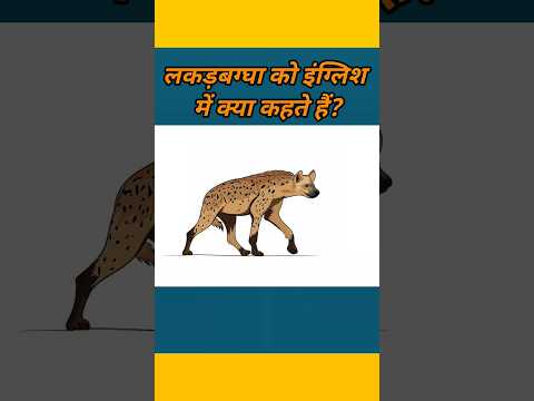Unveiling the English Translation of 'Lakadbagha' | Interesting YouTube Short #englishspeaking