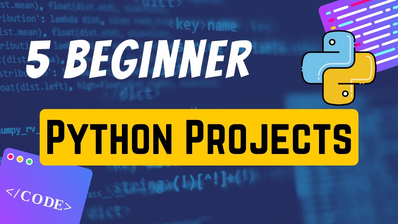 5 Mini Python Projects - Perfect for Beginners