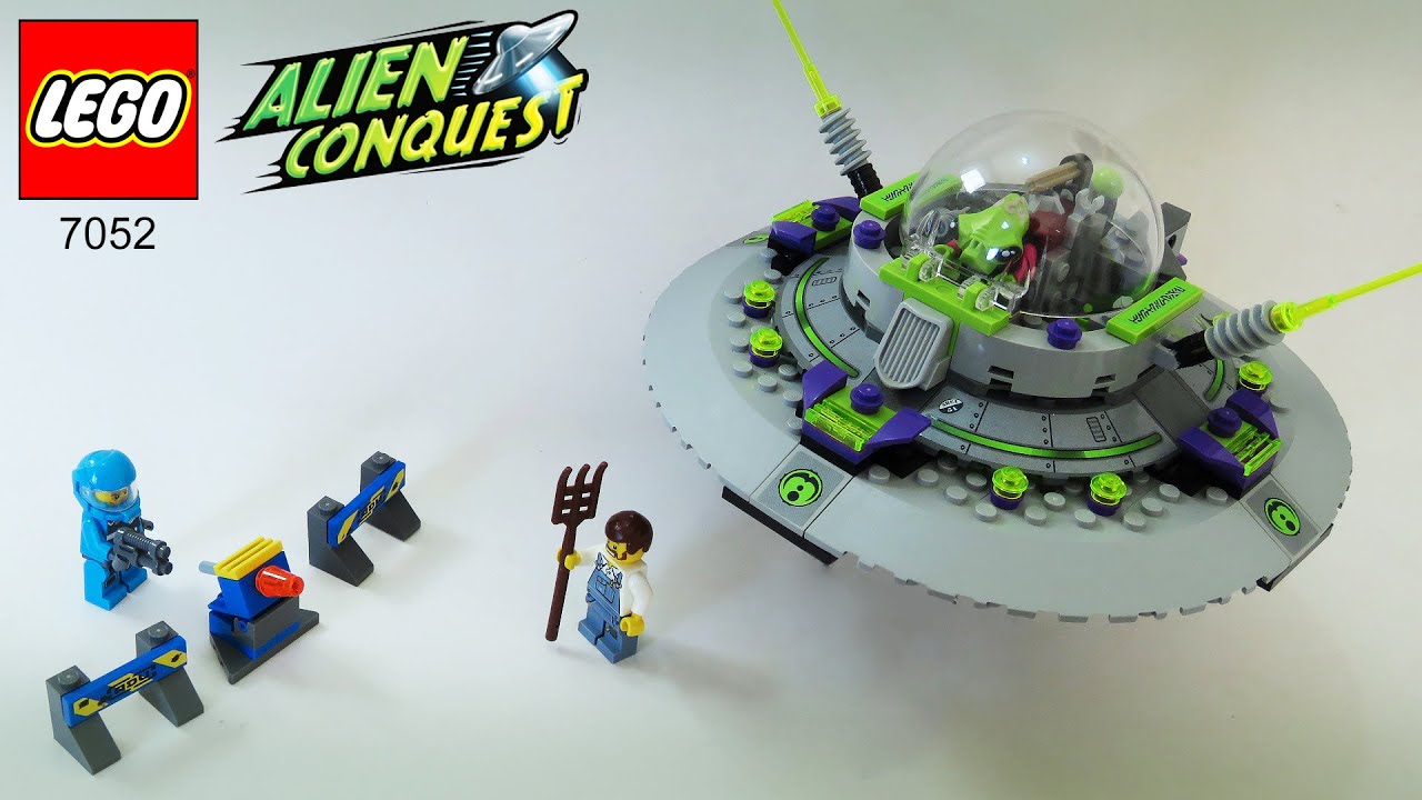 LEGO ALIEN CONQUEST - UFO Abduction (Set 7052 Speed Build Instructions)