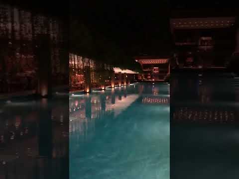 Xcaret Arte main pool area