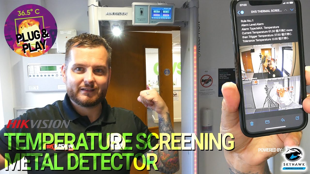 Hikvision Temperature Screening Metal Detector Setup Guide