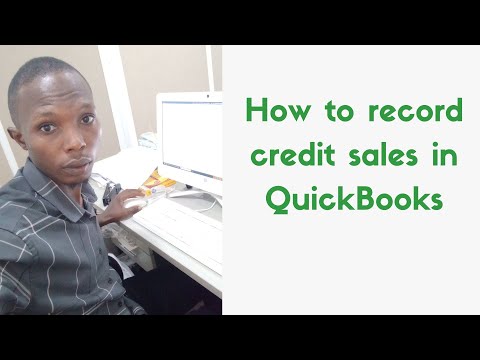 How to record credit sales in QuickBooks