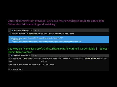 How to Install the SharePoint Online PowerShell Module