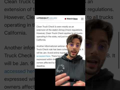 [URGENT] California regulations for truckers are changing!