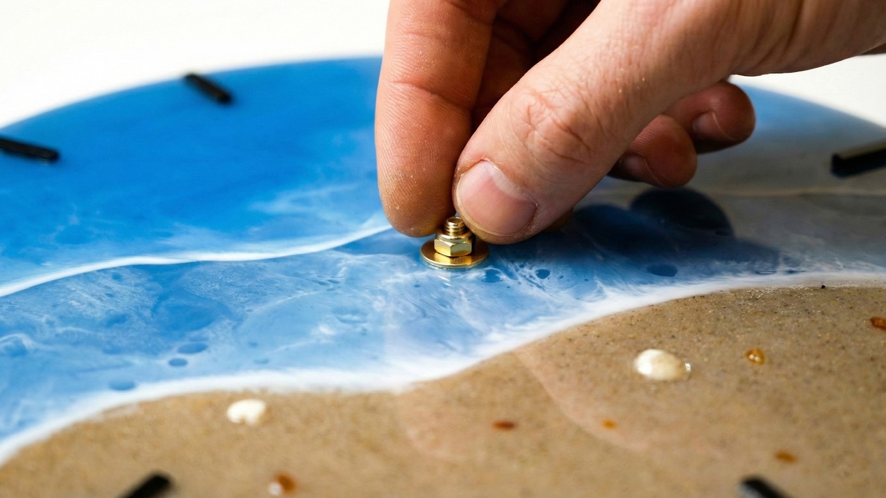 I Made an Ocean Epoxy Resin Clock | Full Step by Step Tutorial