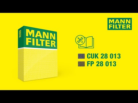 How to change a cabin air filter by MANN-FILTER | CUK 28 013 - FP 28 013