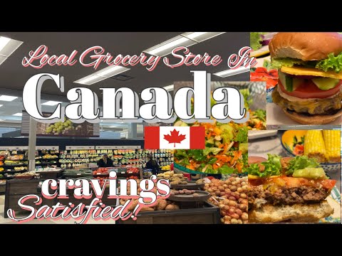 TARA MAG GROCERY TAYO| BURGER ANG SALAD|BUHAY SA CANADA||VLOG#|74|