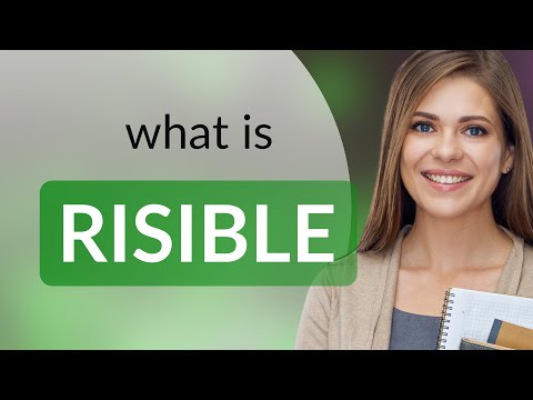 Risible | RISIBLE meaning