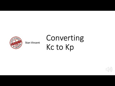 Relation between Kc and Kp – Stan's Academy