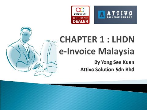Chapter 1 : LHDN e-Invoice Malaysia (English)