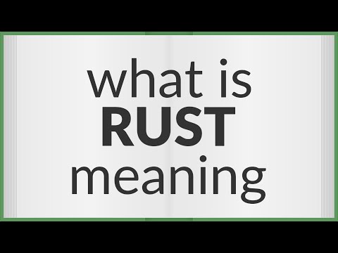 Rust | meaning of Rust