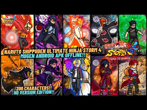 RELEASE‼️ NARUTO STORM 4 Mobile Mugen Android OFFLINE (200+ Characters) - HD Version Edition 2025💯🔥