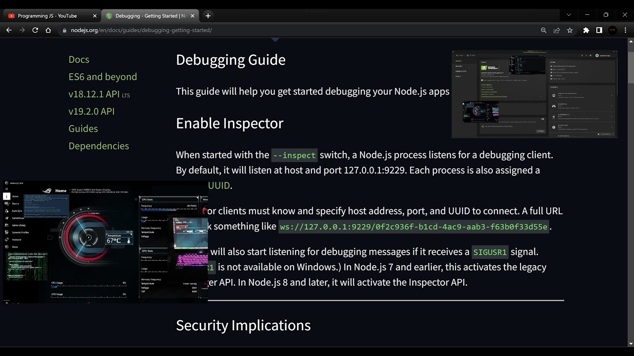 Debugging your Node.js App.