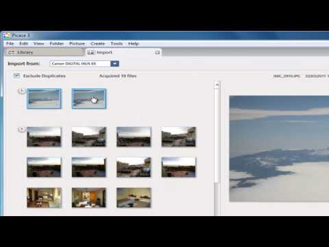 Import Pictures from Camera to your Computer Using Picasa