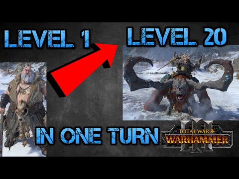 Get Immortal Hero's in ONE TURN I go from Level 1 To 20 In a Single Turn! Total War Warhammer 3