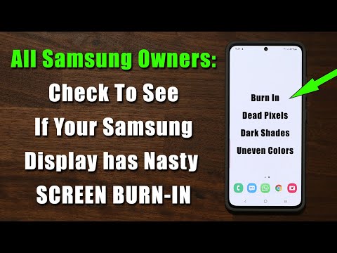 IMPORTANT: Check if Your Samsung Galaxy Smartphone has SCREEN BURN-IN or Not (Hopefully it doesn't)